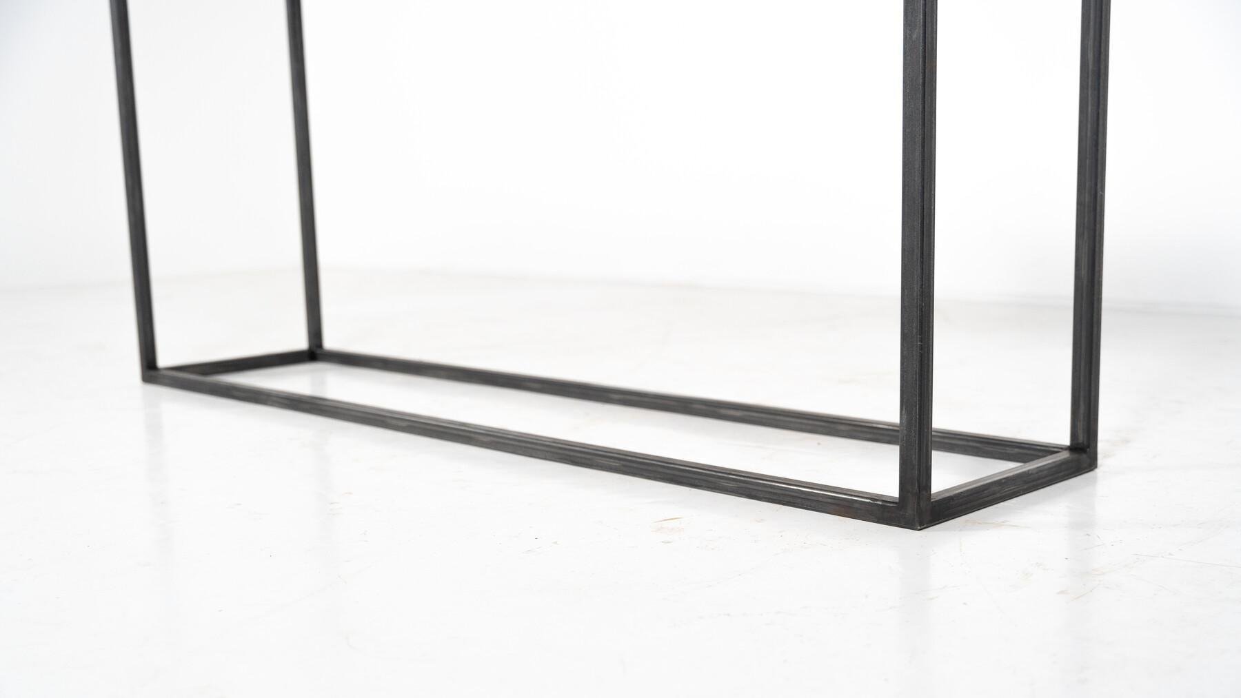 Mid-Century Modern Marble and Iron Console for sale at Pamono