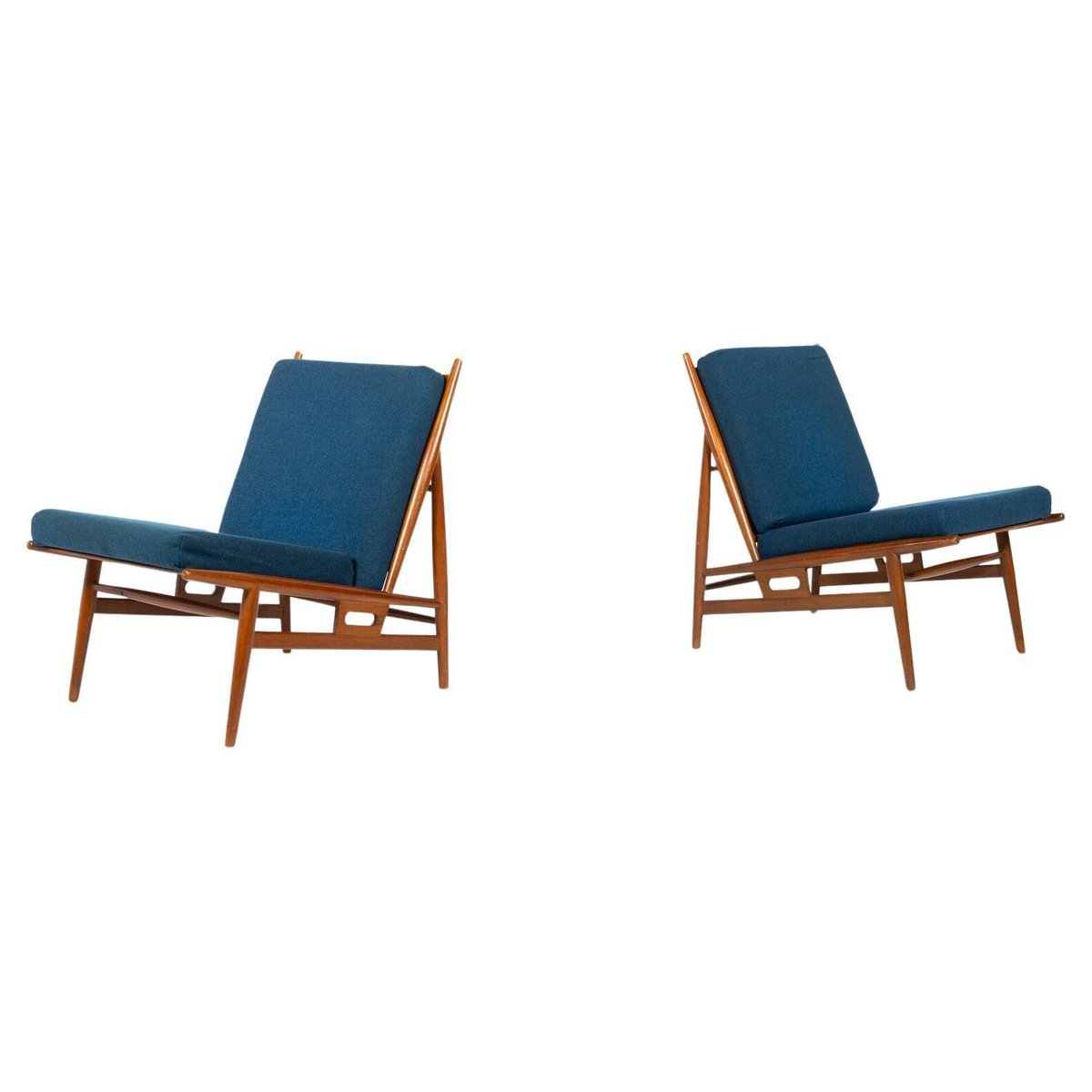Set of Mid-Century Modern Armchairs by Isa, Italy, 1960s for sale at Pamono