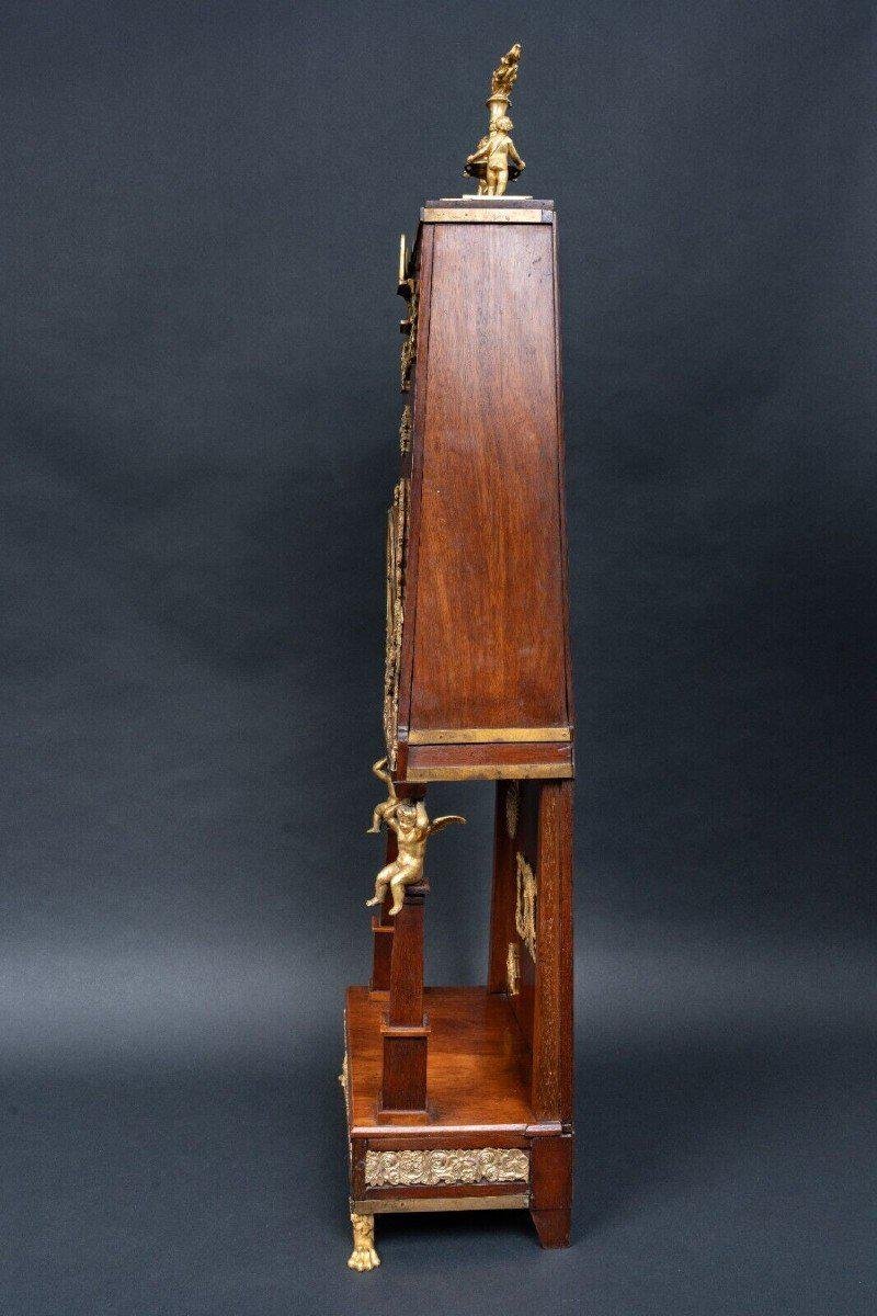 Mahogany Clock in Gilded Bronze from Maison Balthazard for sale at Pamono