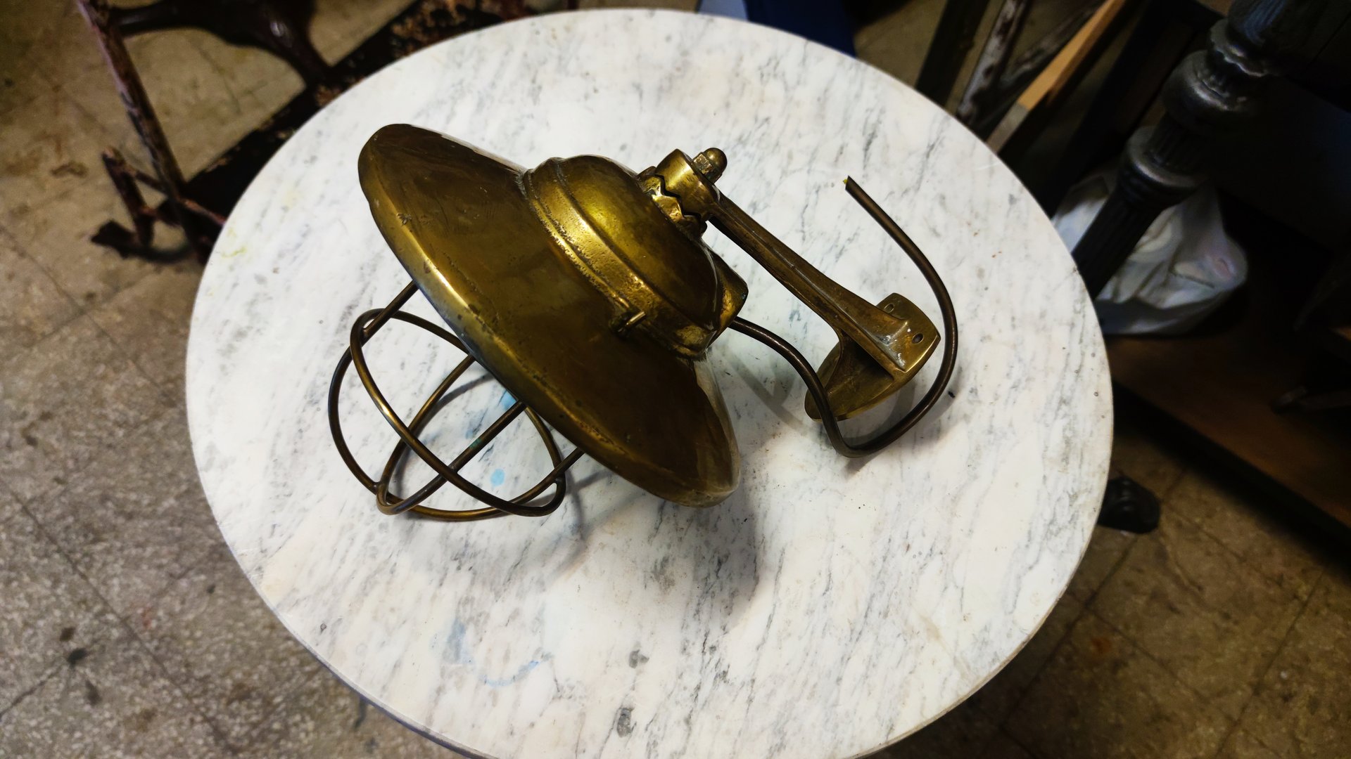 Vintage Naval Lamp, 1940s for sale at Pamono