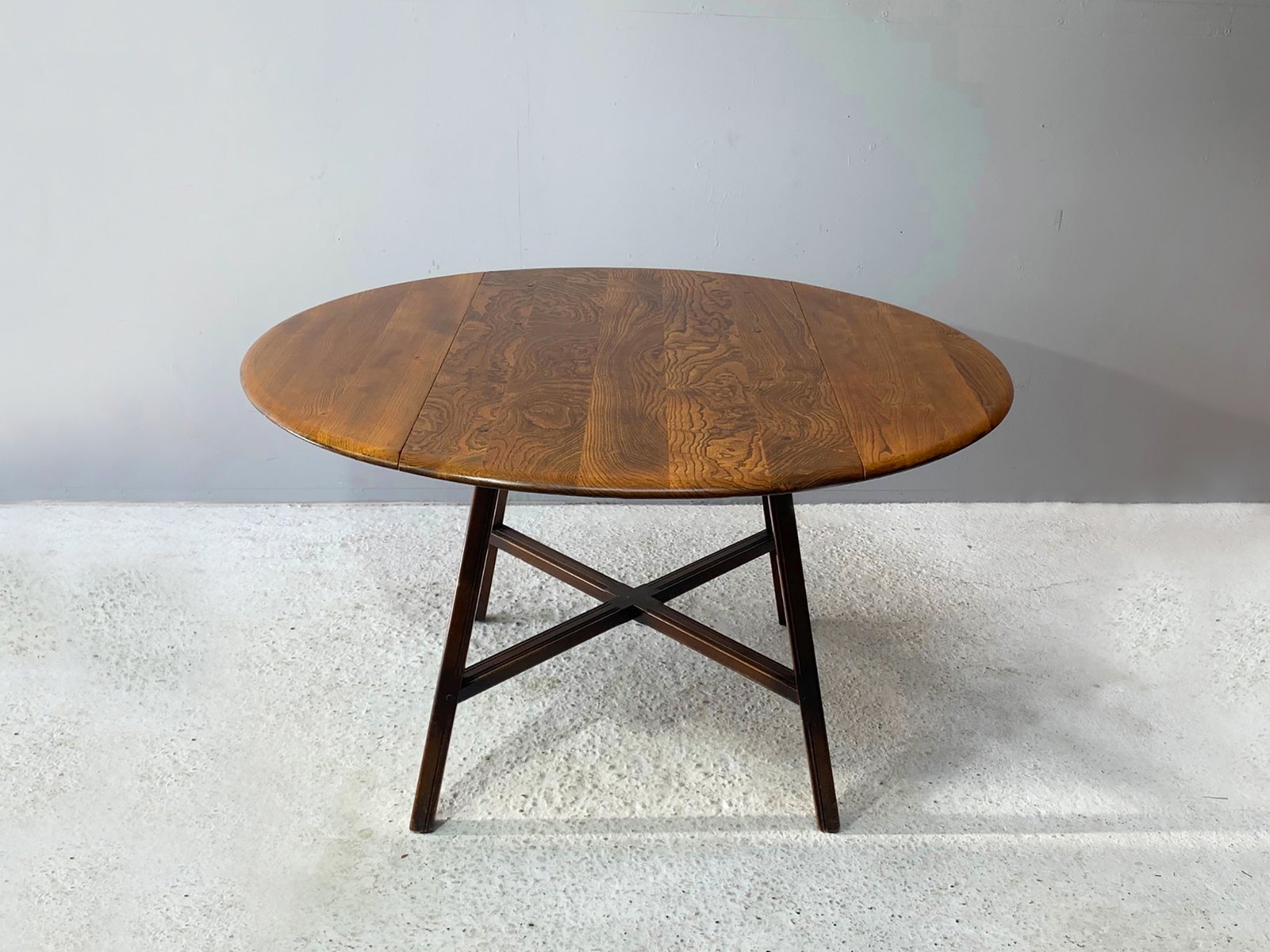 Colonial 377 Drop Leaf Table with Blue Label from Ercol, 1950s for sale ...
