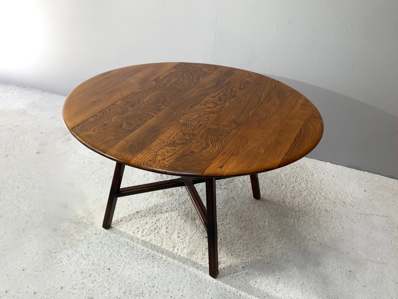 Colonial 377 Drop Leaf Table with Blue Label from Ercol, 1950s for sale ...