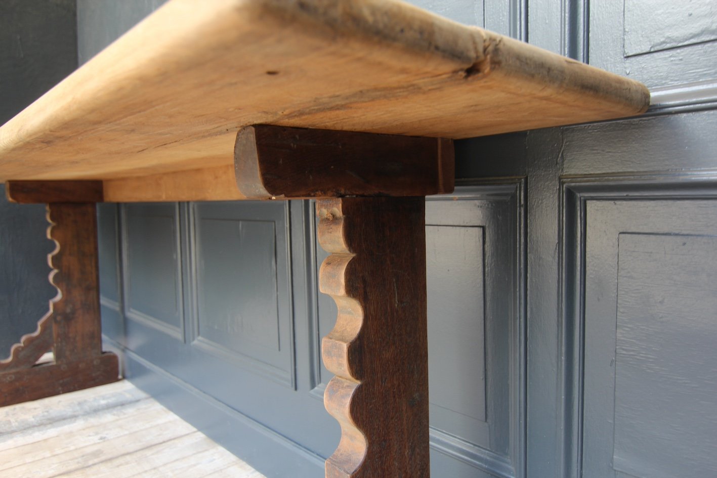 Reclaimed Oak Console Table, 2010s for sale at Pamono