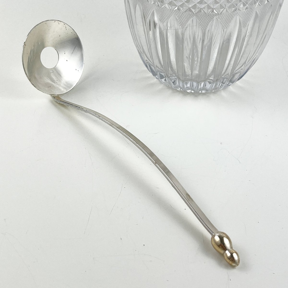 Vintage Italian Crystal Ice Bucket with Spoon, 1940s, Set of 2 for sale ...