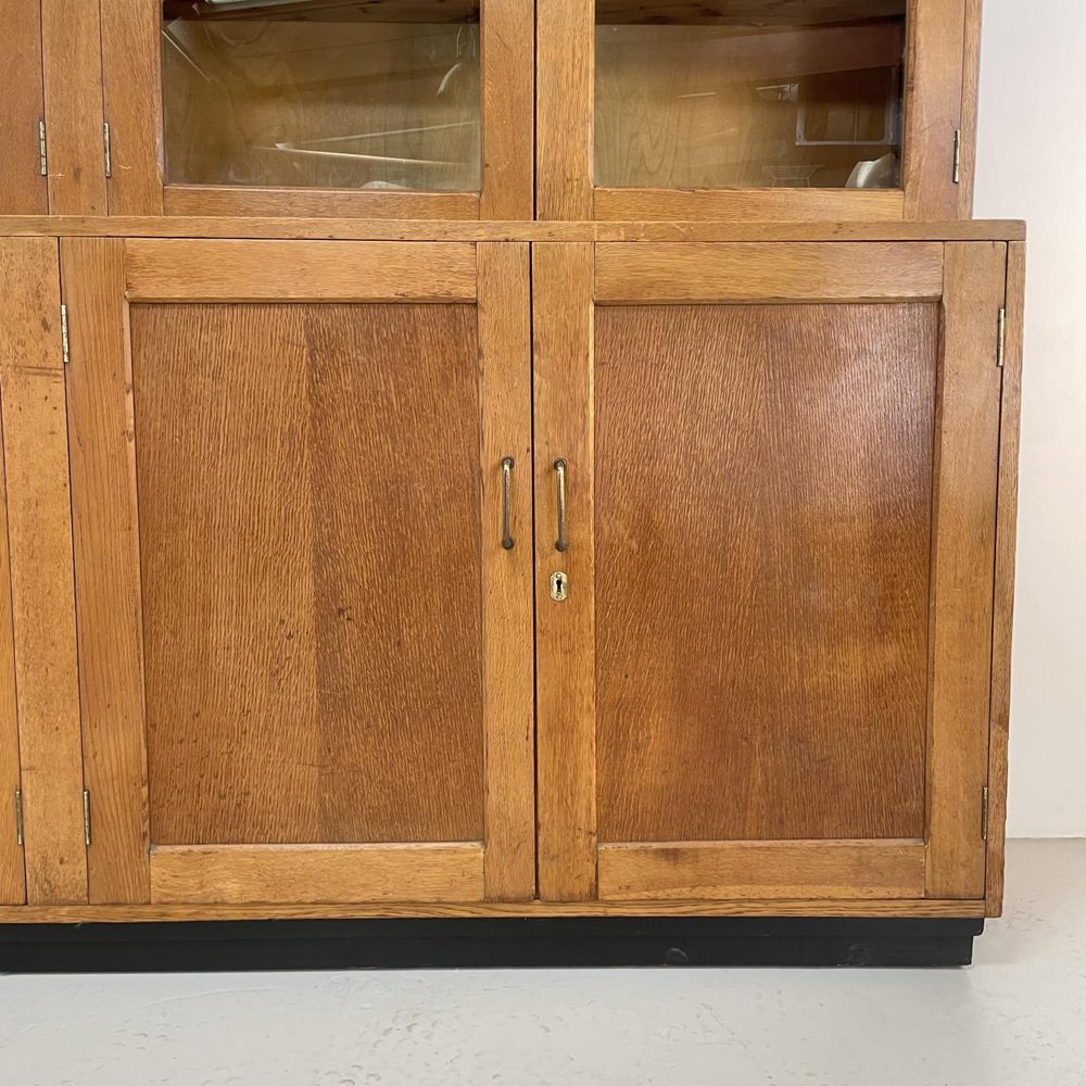 Mid-Century Glazed Haberdashery Lab Display Cabinet for sale at Pamono