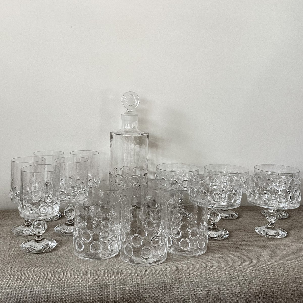 Set vintage in cristallo di Riedel, anni '60, set di 16 in vendita su ...