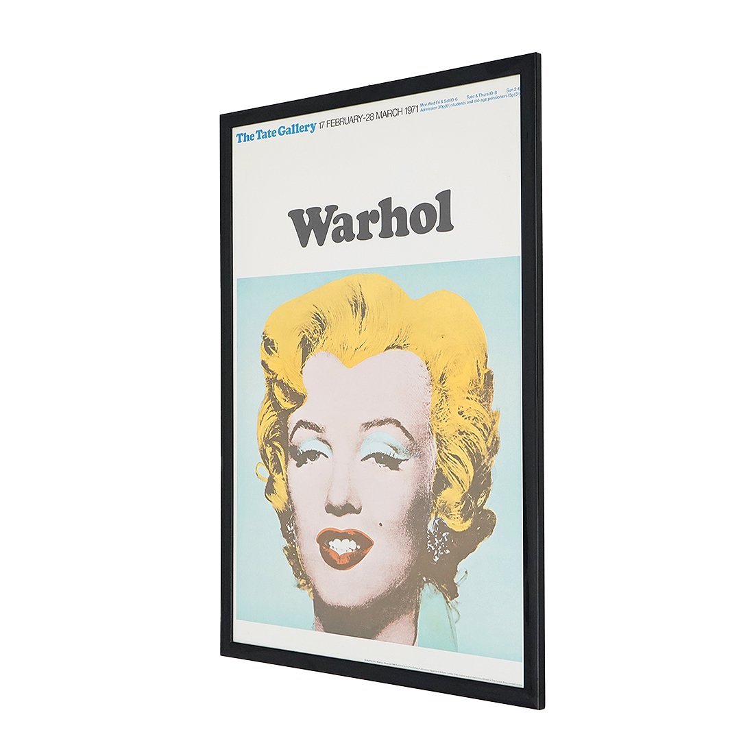 Poster at the Tate Gallery by Andy Warhol, 1971 for sale at Pamono