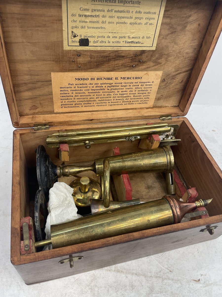 Antique Malligand Brass Ebulliometer, 1920s for sale at Pamono