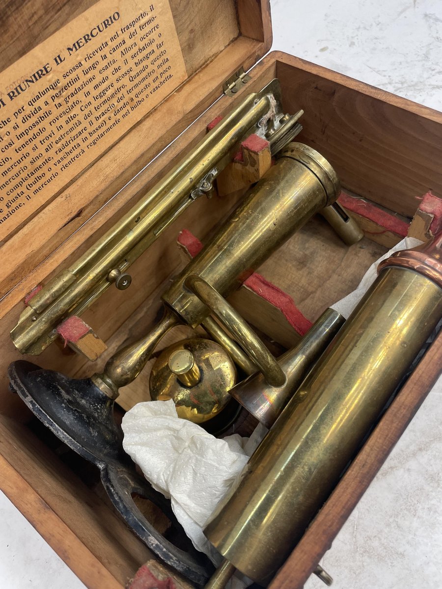 Antique Malligand Brass Ebulliometer, 1920s for sale at Pamono