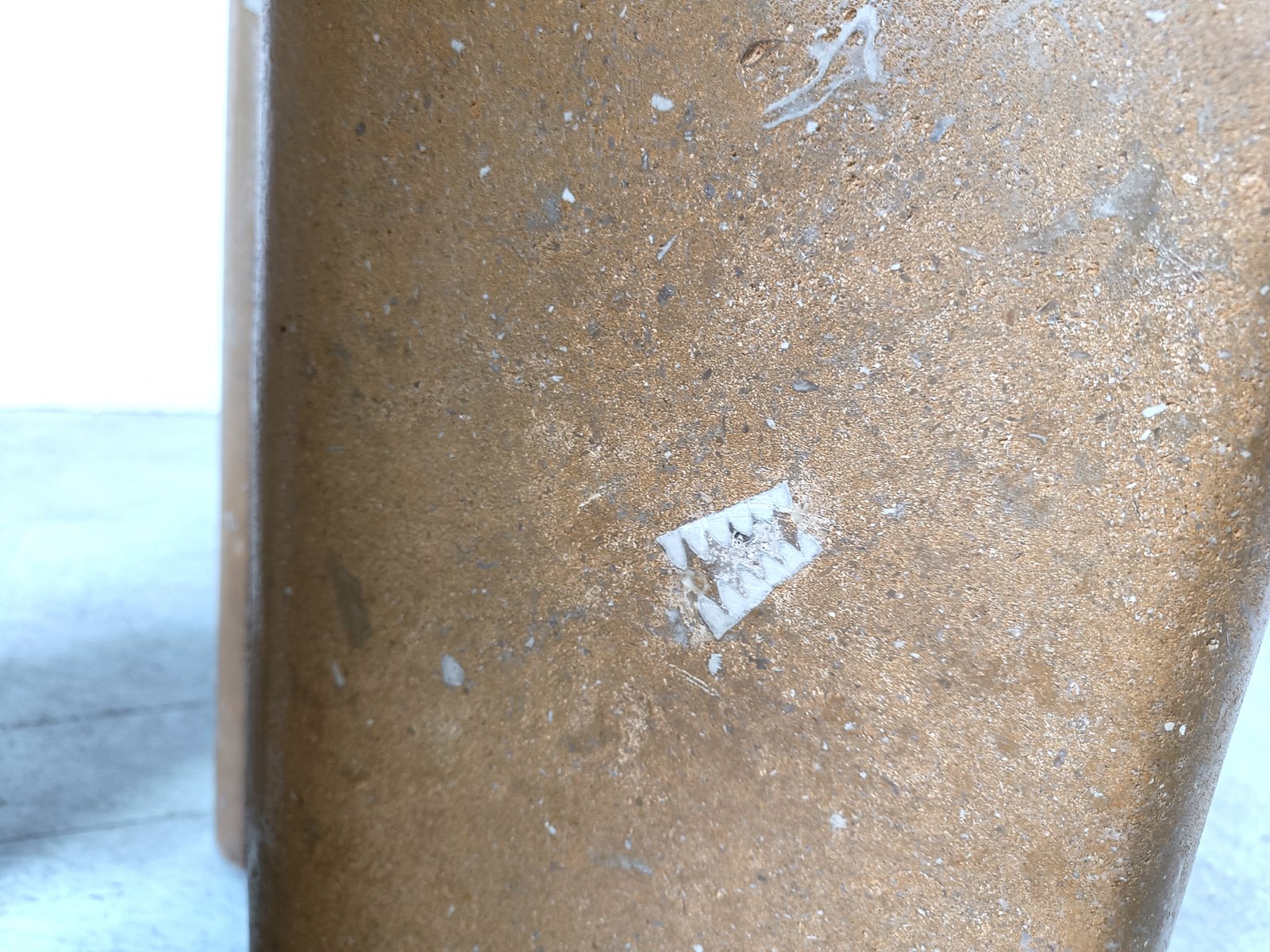 Fossil Stone Dining Table, 1970s for sale at Pamono