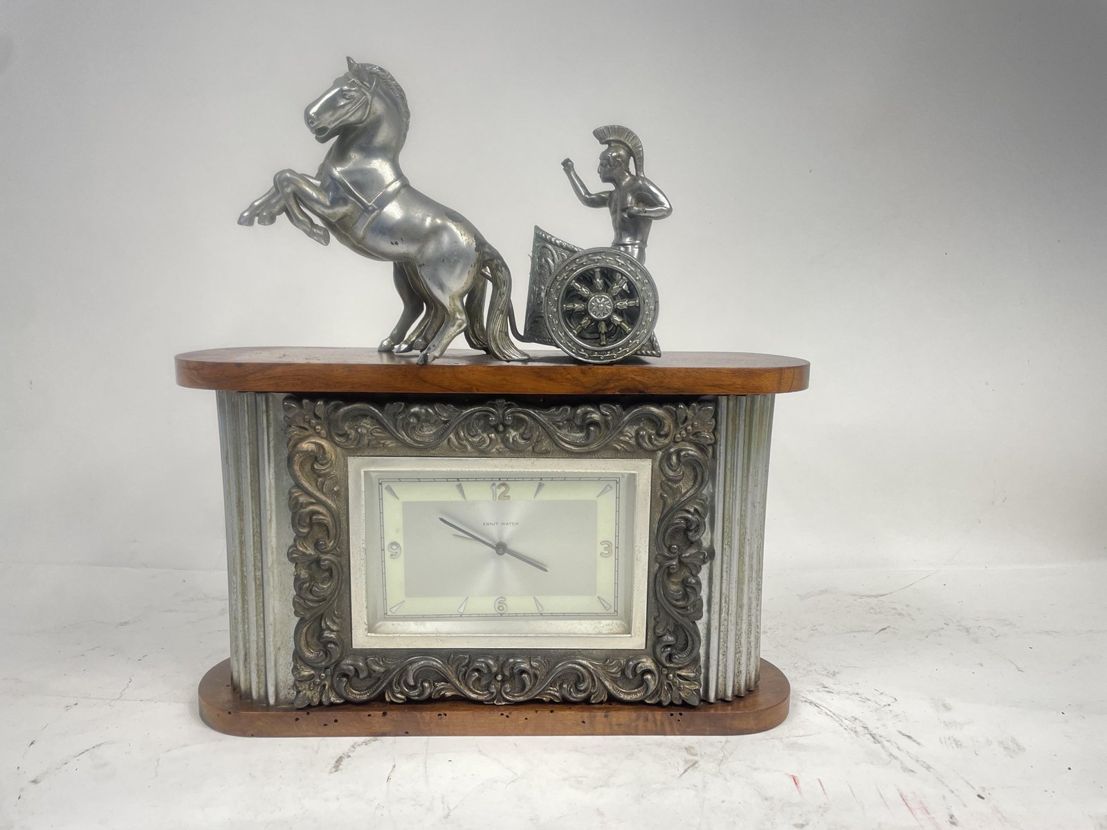 Vintage Liberty Clock with Biga, 1920s for sale at Pamono