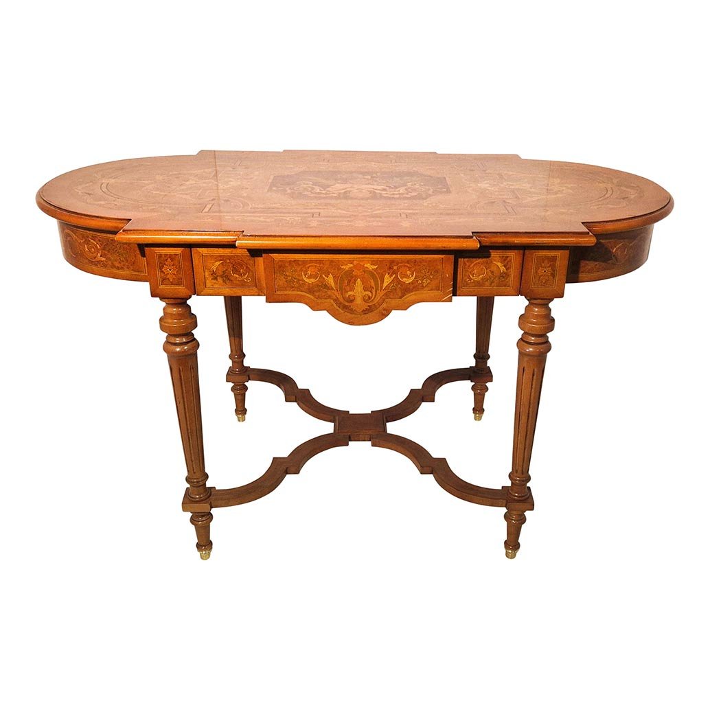 Napoleon III Style Coffee Table, 1980s for sale at Pamono