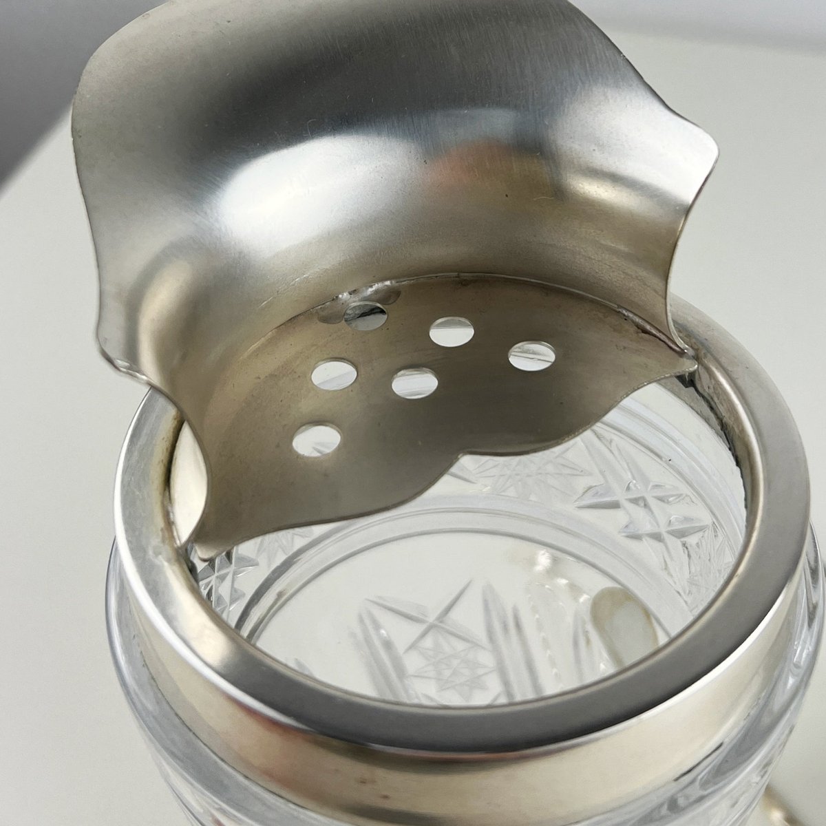 Mid-Century Italian Crystal Cocktail Mixer with Bar Tools, 1940s, Set ...