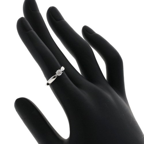 Harmony Round Brilliant Diamond & Platinum Ring from Tiffany & Co. for sale at Pamono