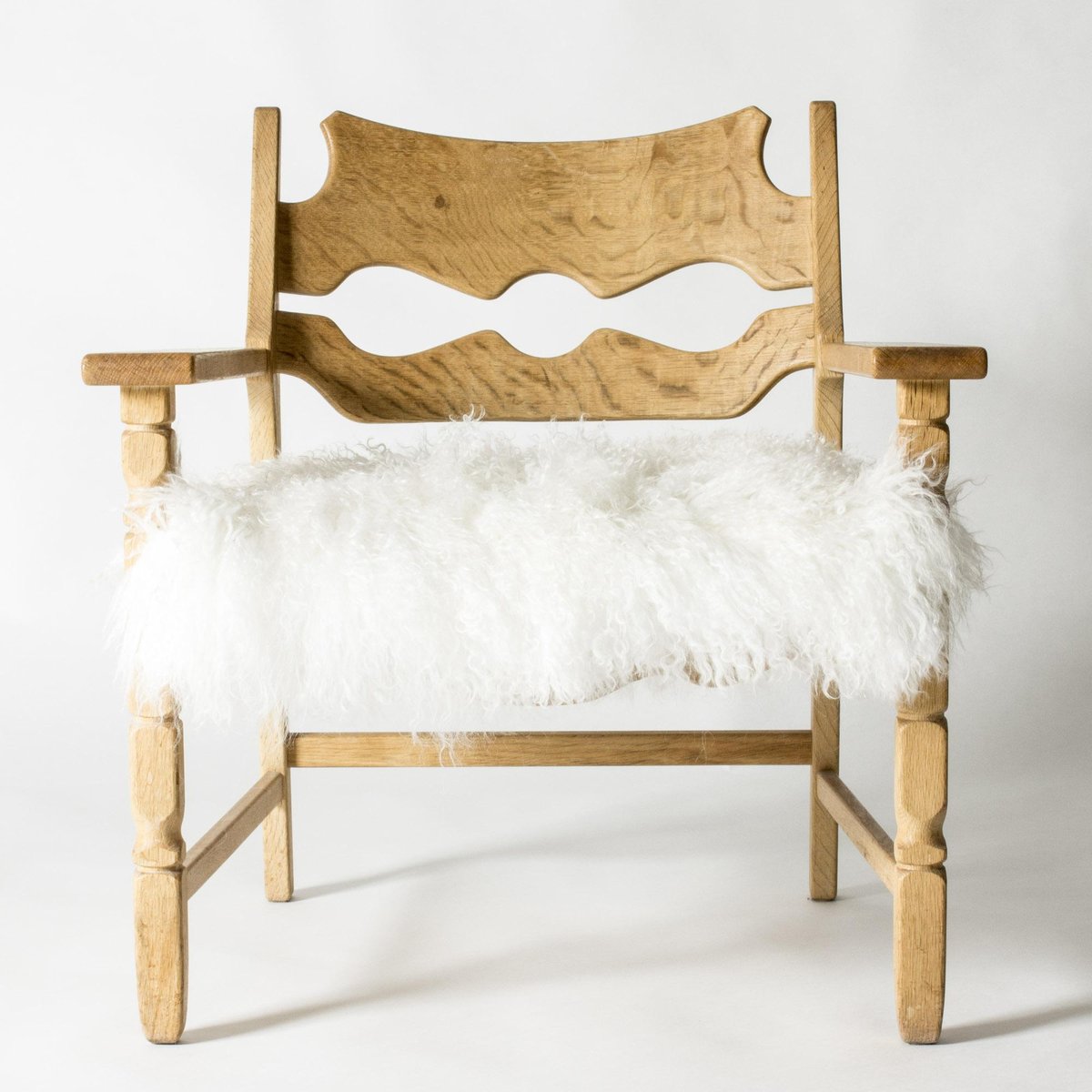 Mid-Century Razorblade Lounge Chair by Henning Kjærnulf, 1960s for sale ...