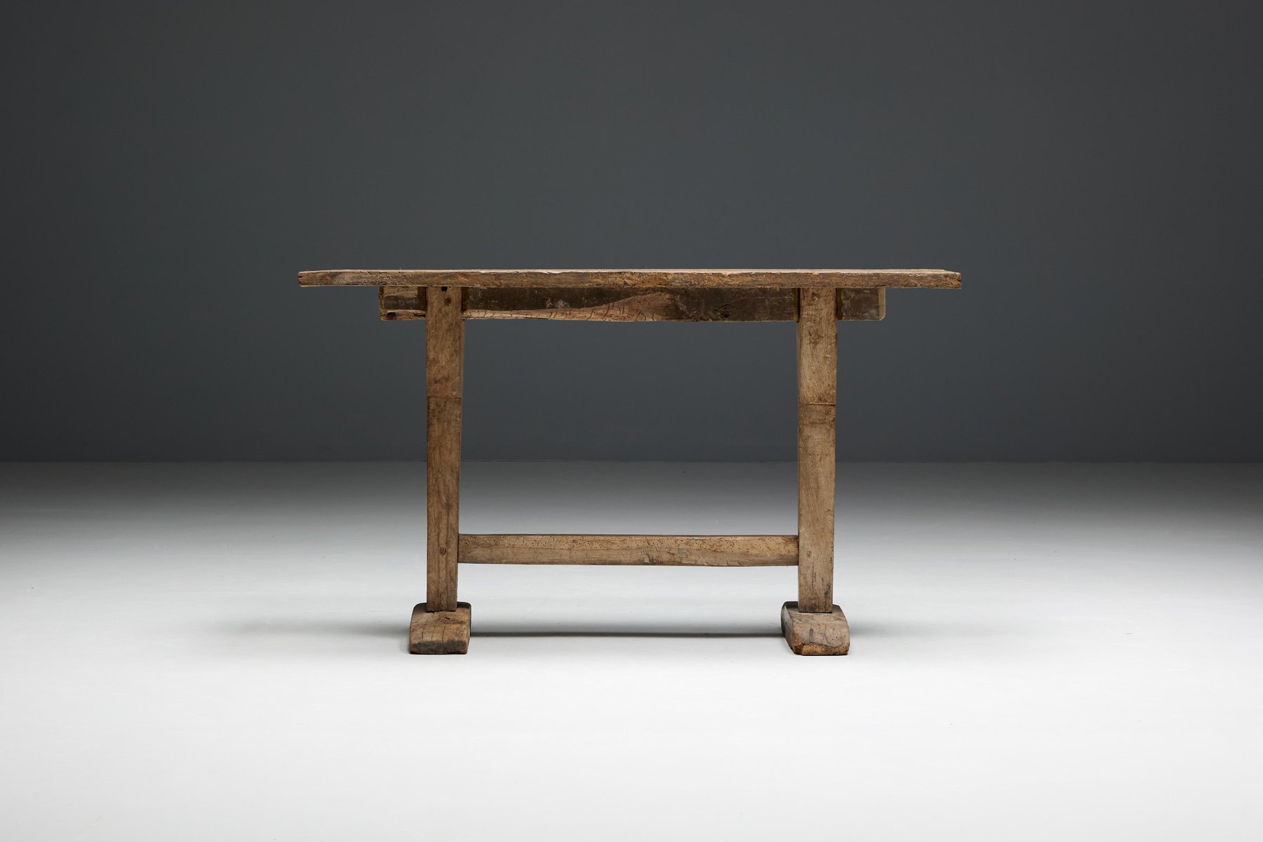 Rustic Primitive Console Table for sale at Pamono