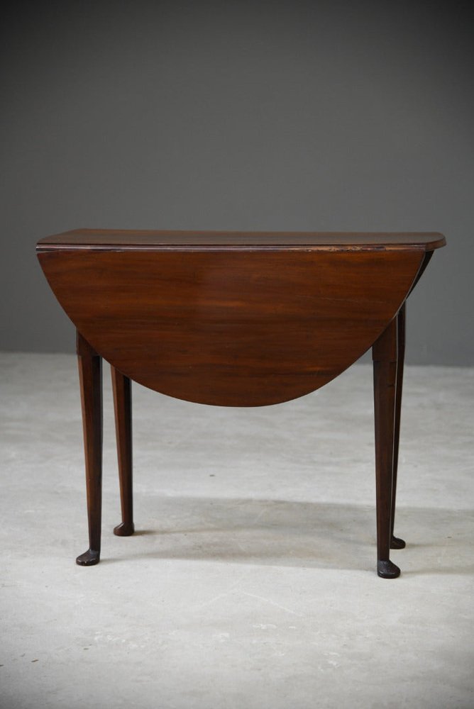 Antique Fruit Wood Drop Leaf Gate Leg Table for sale at Pamono