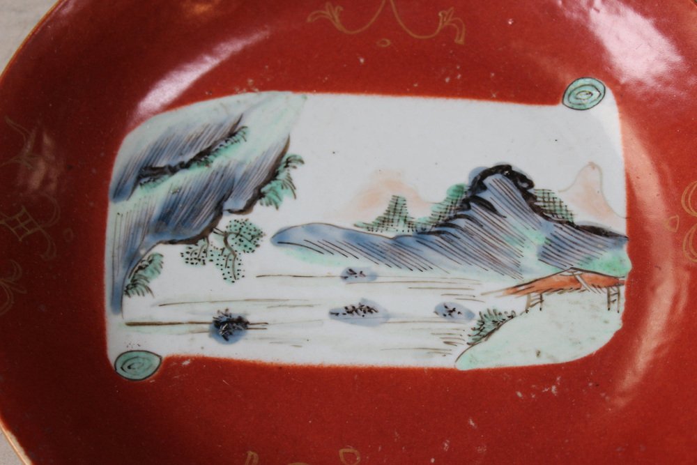 Antique Chinese Charger for sale at Pamono