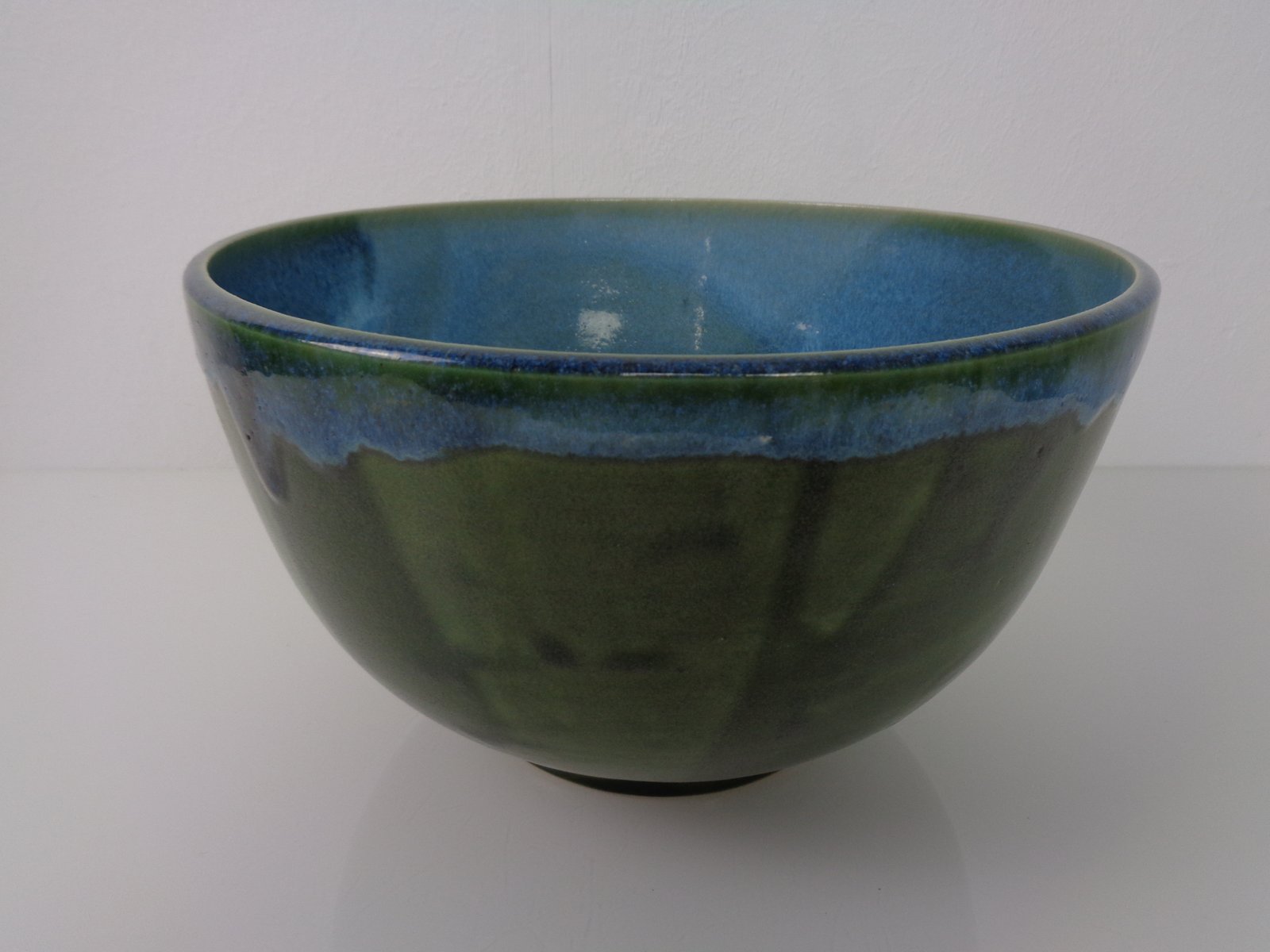 Large Danish Studio Ceramic Bowl, 1960s for sale at Pamono