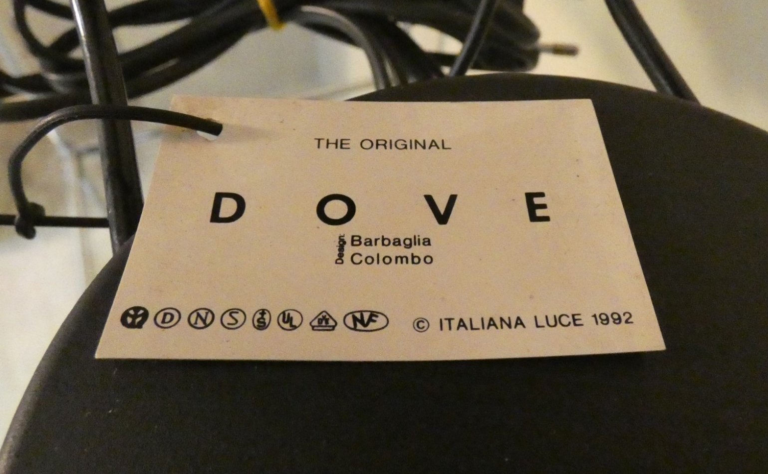 Dove Table Lamp by Mario Barbaglia & Marco Colombo for Italiana Luce ...