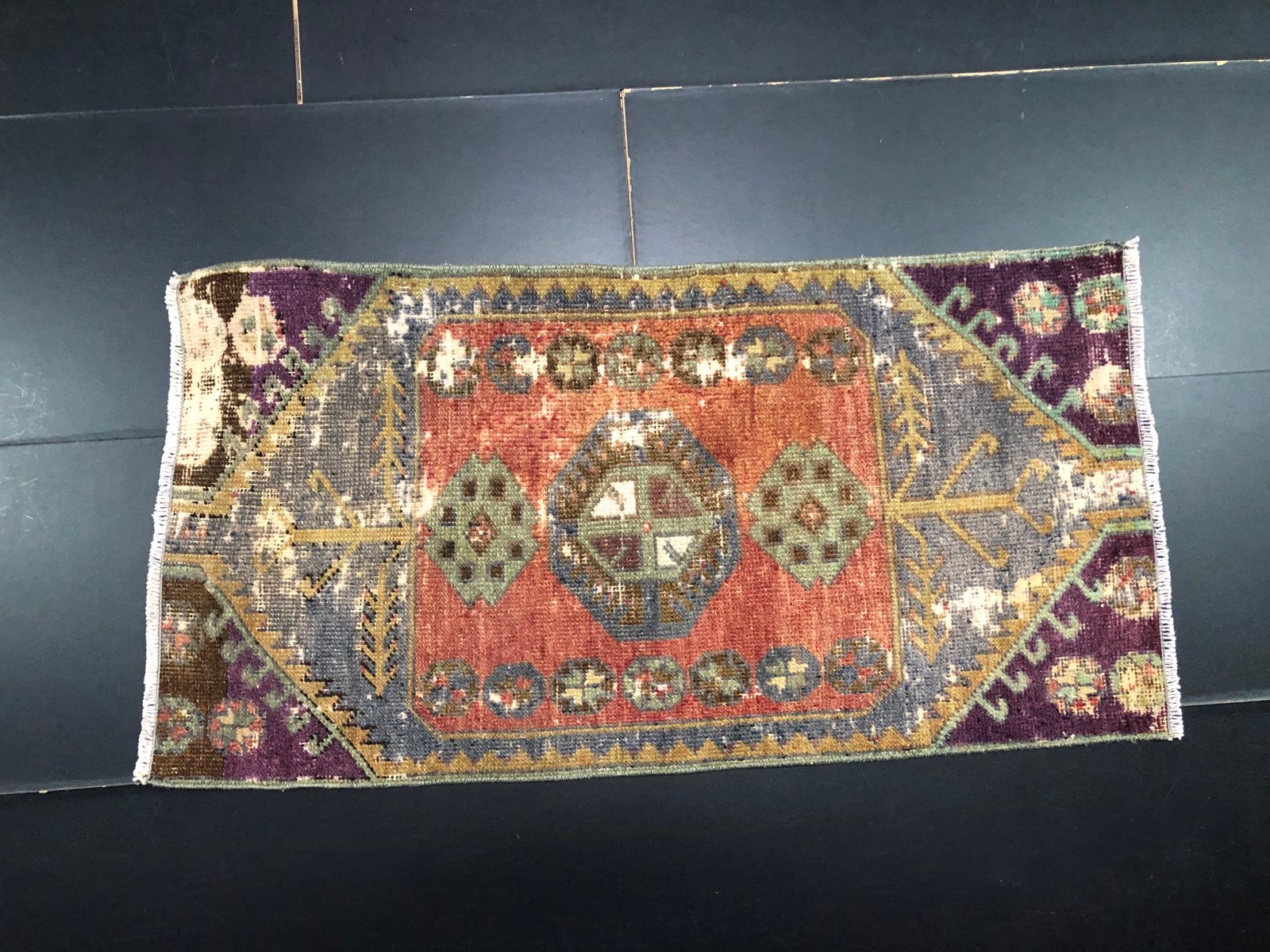 Small Wool Rug, 1960s for sale at Pamono