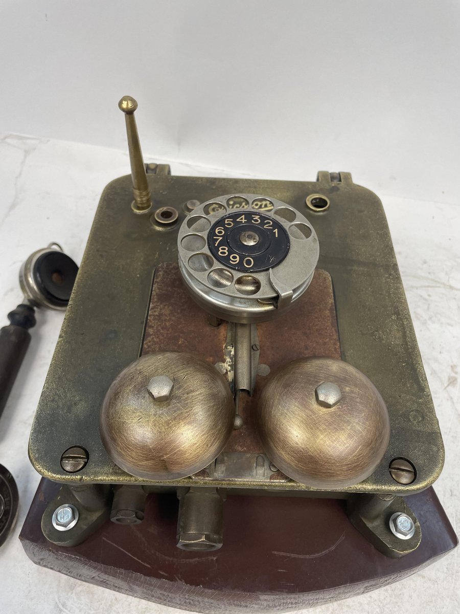 Bronze on-Board Telephone from Ericsson, 1940s for sale at Pamono