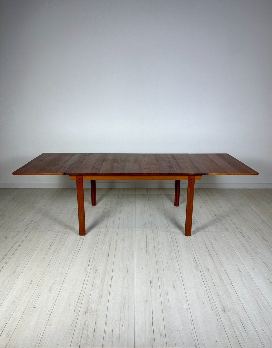 Vintage Swedish Extendable Dining Table in Teak by Nils Jonsson for ...