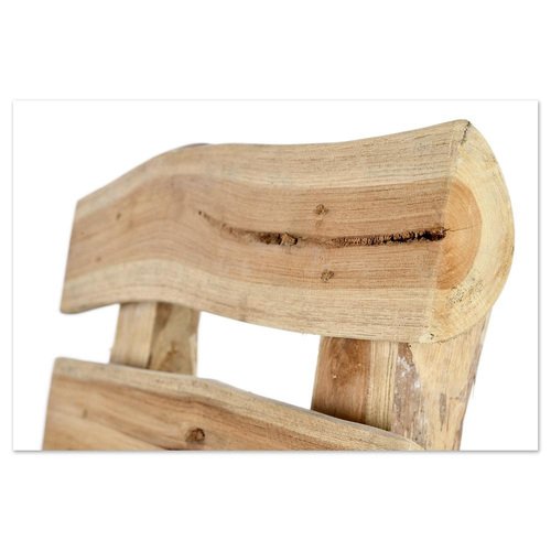 Rustic Wooden Log Chair for sale at Pamono