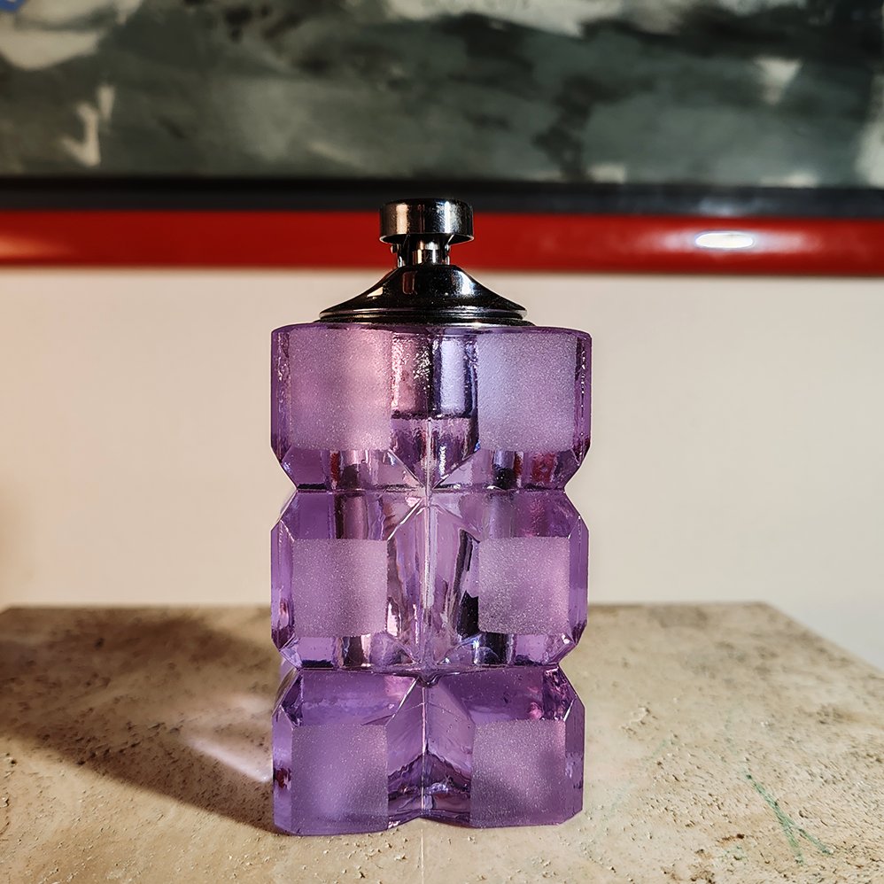 Purple Crystal Smoking Set in Murano Glass attributed to Antonio ...