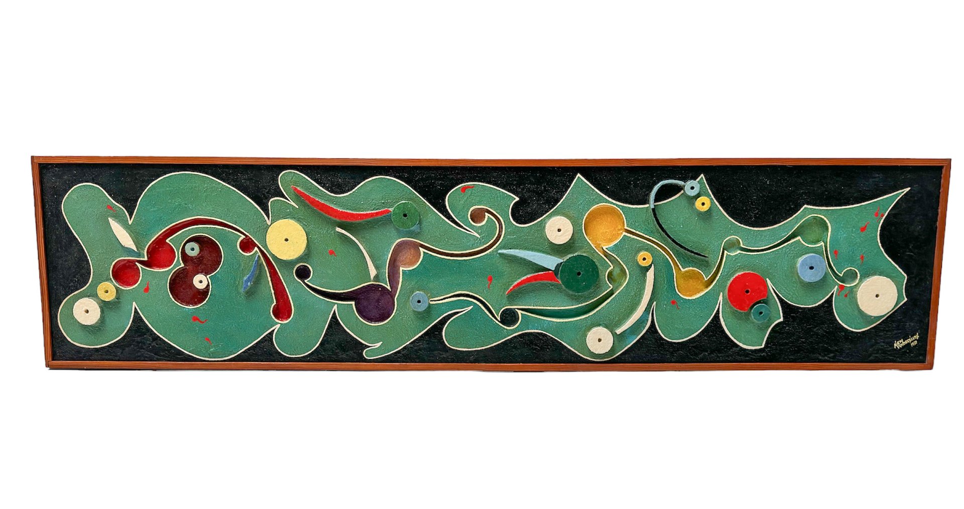 Mid-Century Modern Wall Sculpture by Siem Van Der Sluys, 1971 for sale ...