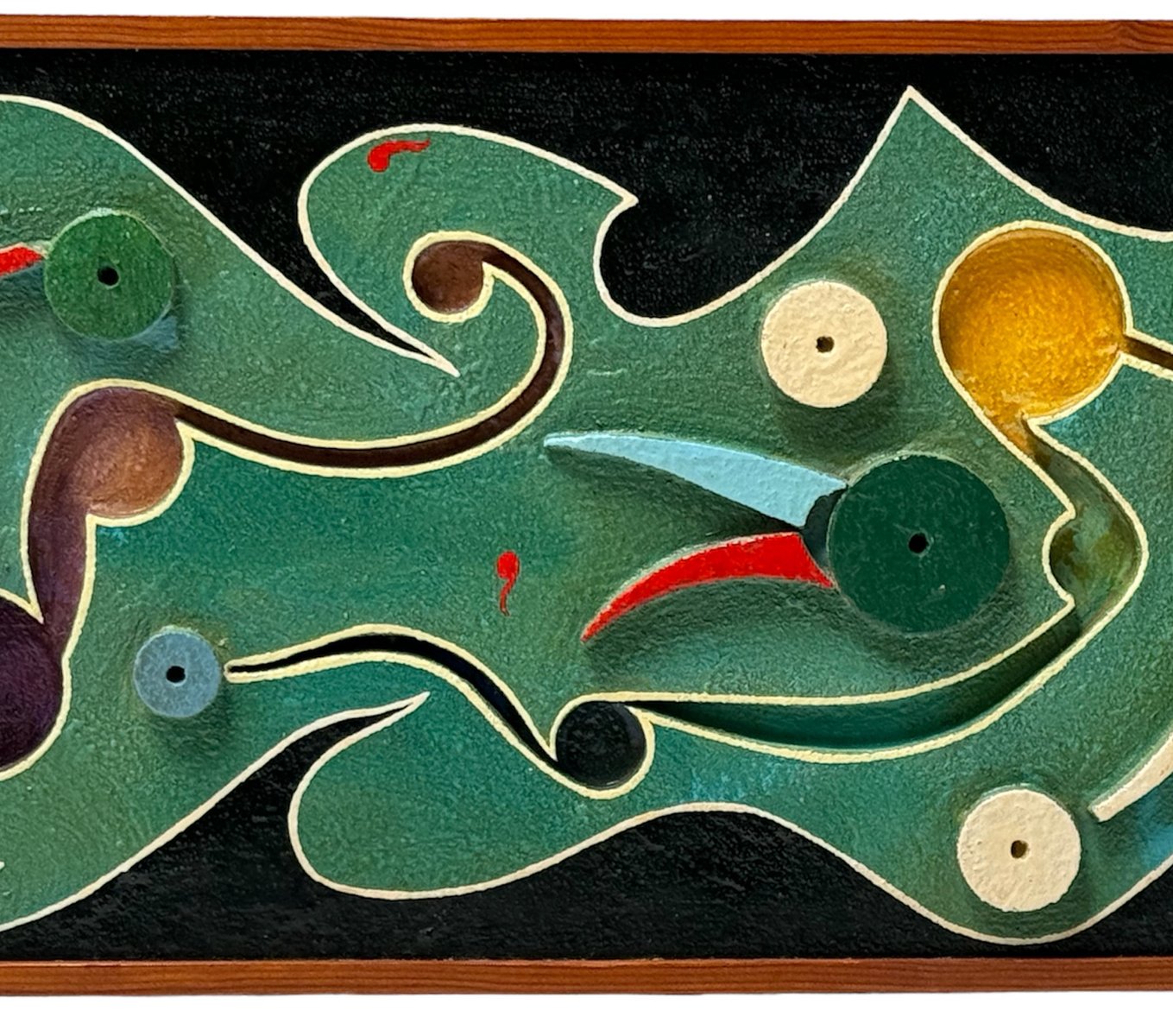 Mid-Century Modern Wall Sculpture by Siem Van Der Sluys, 1971 for sale ...