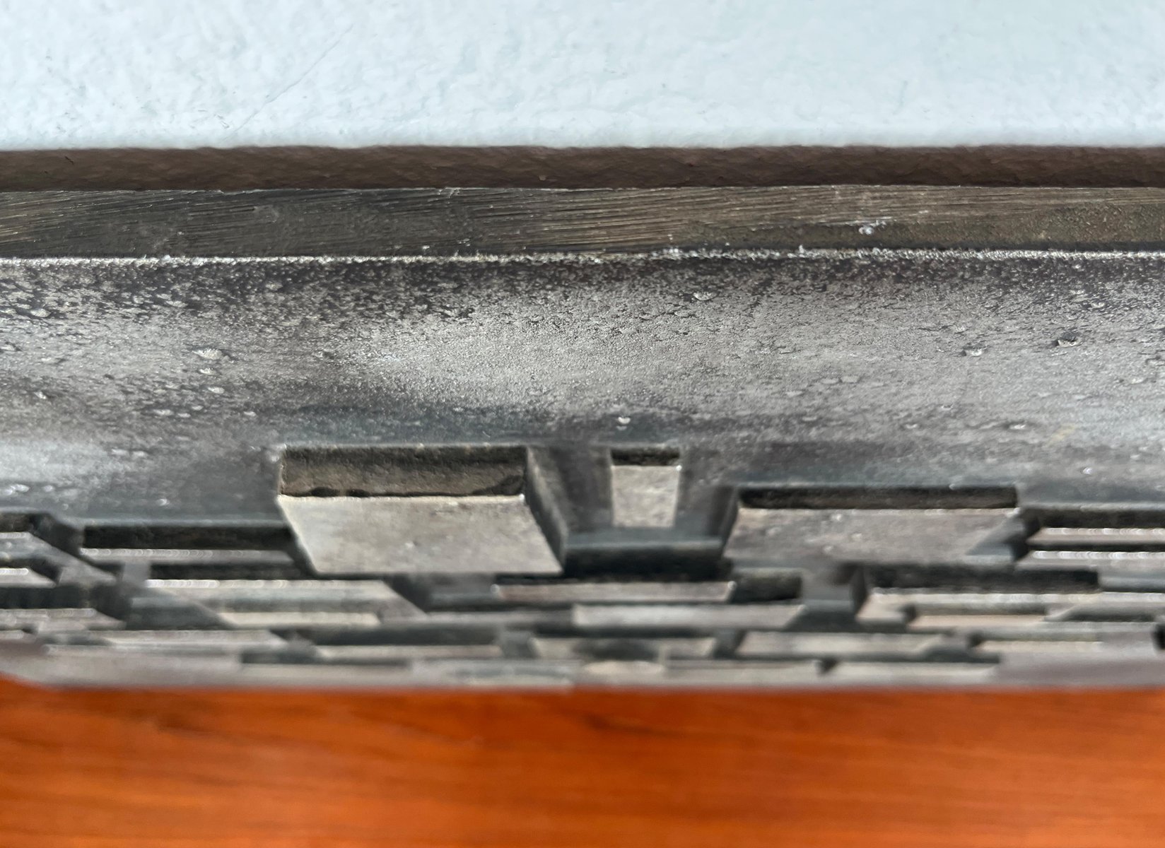Mid-Century Brutalist Cast Aluminum Wall Relief from Stadler Design ...