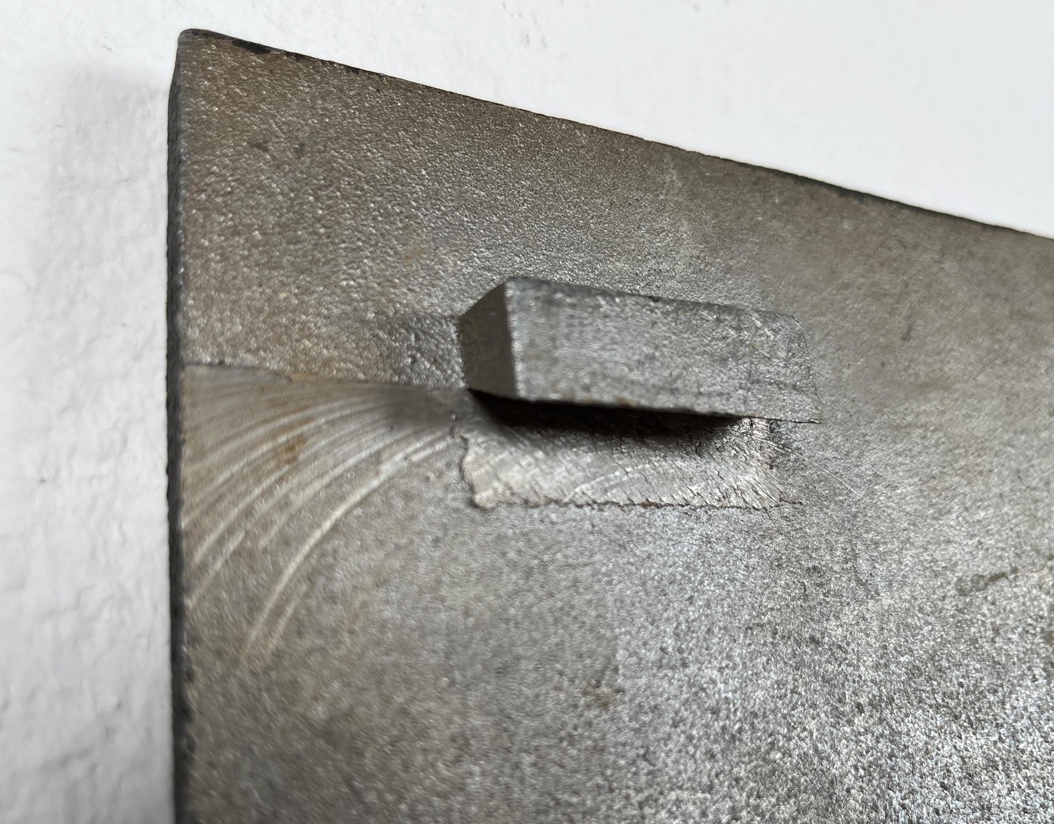 Mid-Century Brutalist Cast Aluminum Wall Relief from Stadler Design ...