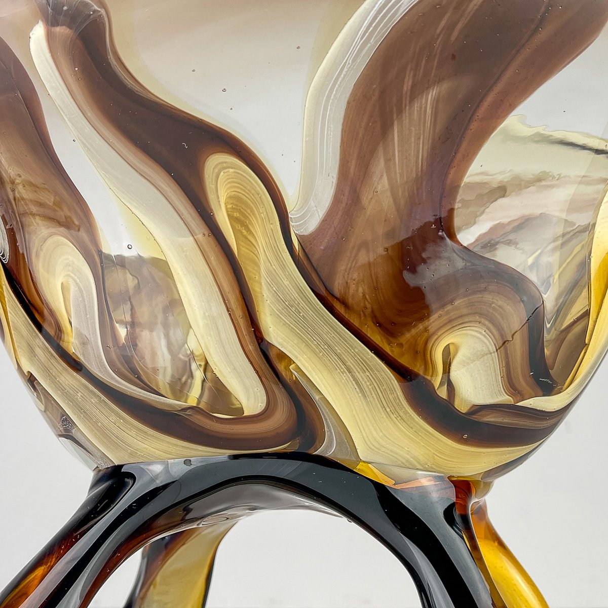 Vintage Original Murano Glass Vase by Enrico Camozzo for Artigianato ...