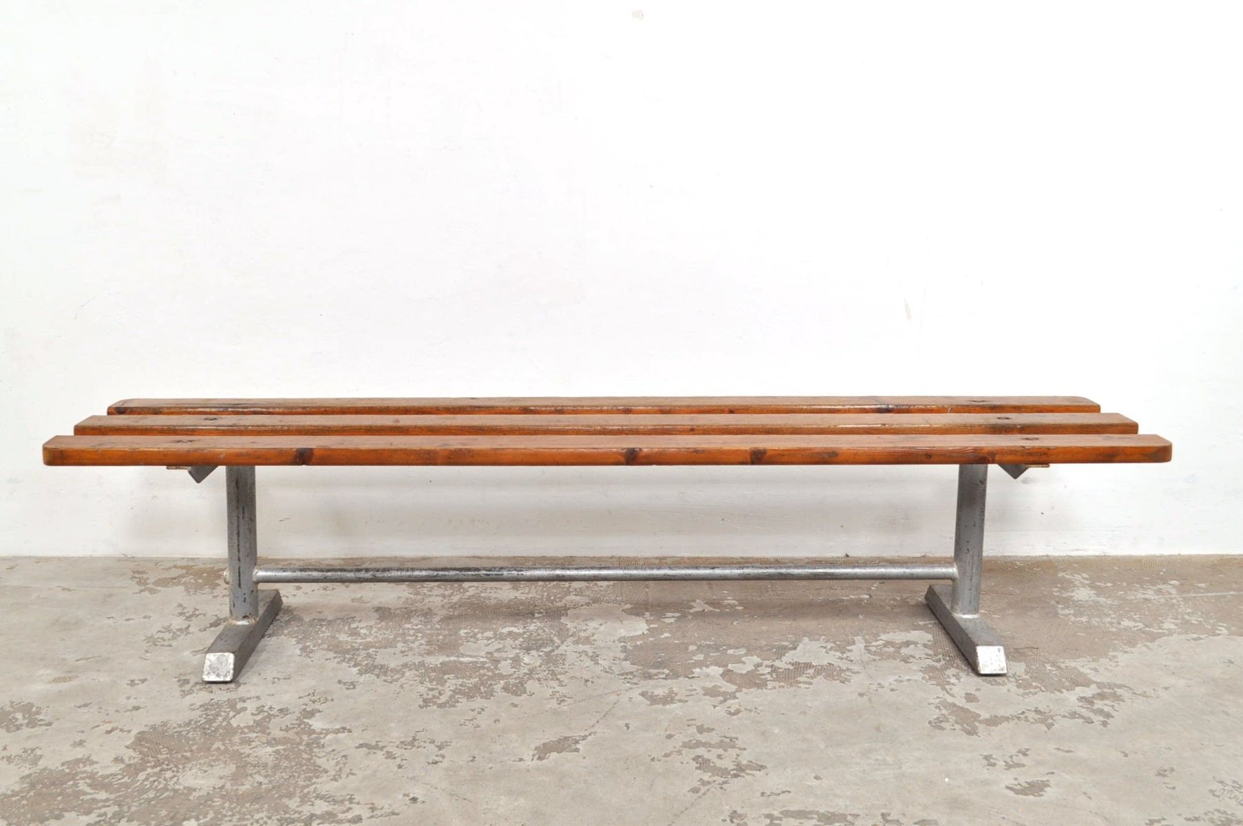 Industrial Dressing Room Bench, 1950s for sale at Pamono