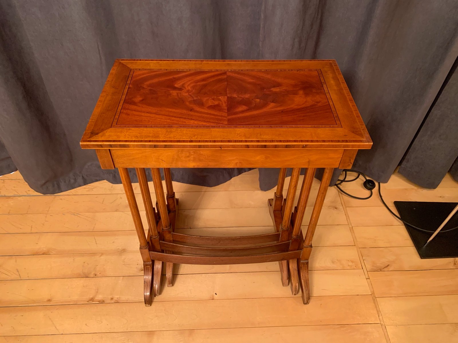 20th Century Edwardian Tables, 1890s, Set of 3 for sale at Pamono