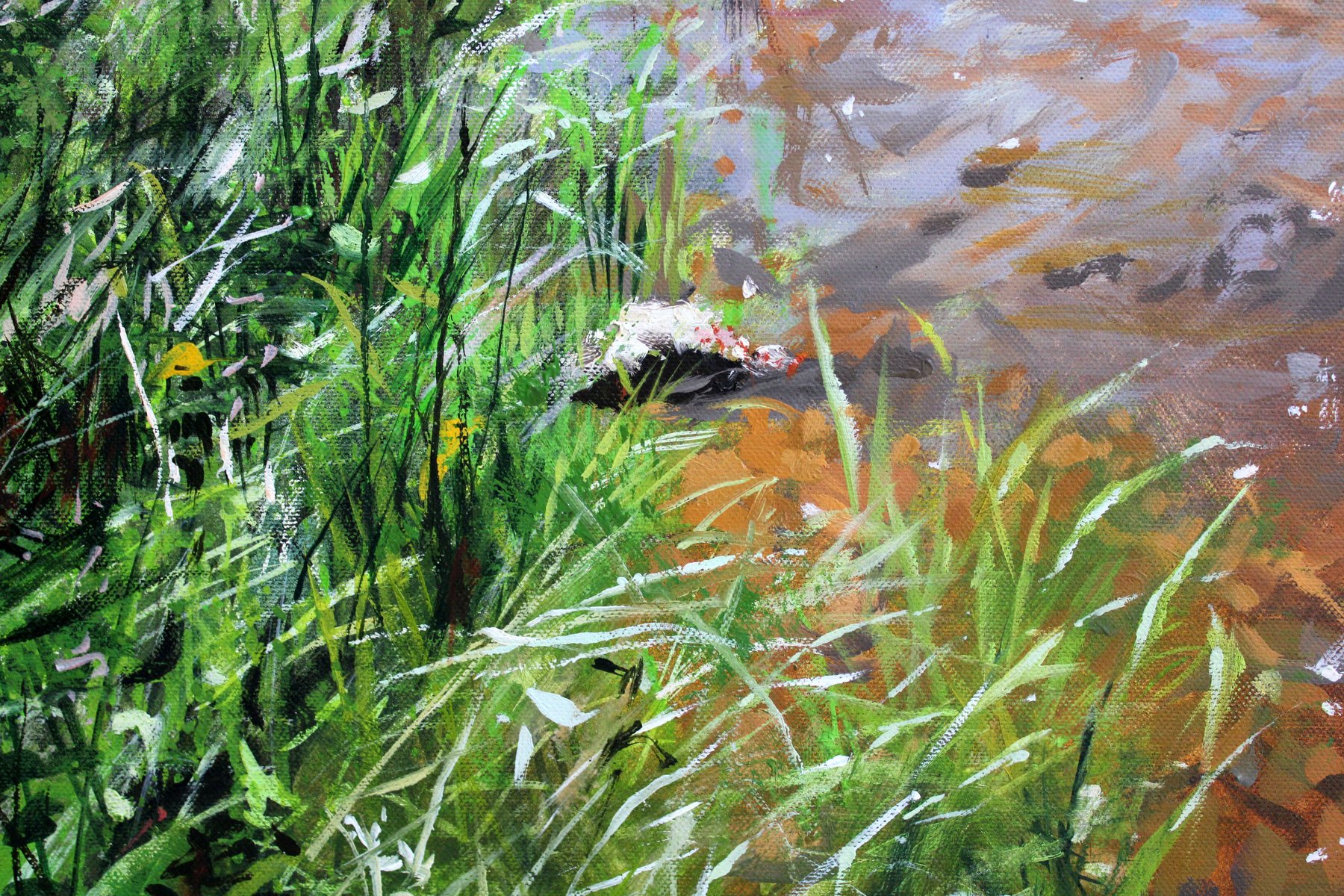 Janis Zingitis, Amata River in Spring, 2024, Oil on Canvas for sale at ...