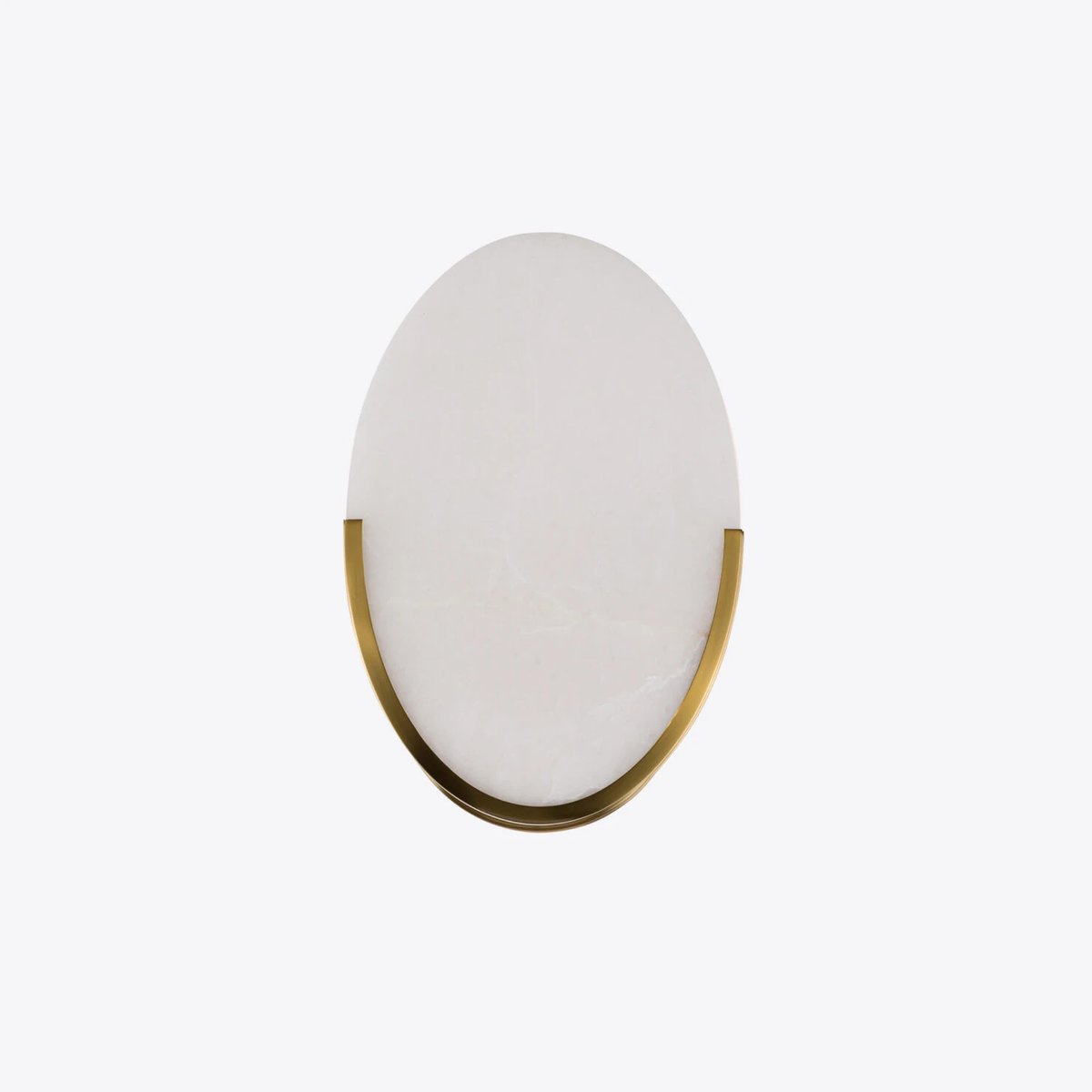 Mosman Brass Disk Wall Sconce from Pure White Lines for sale at Pamono