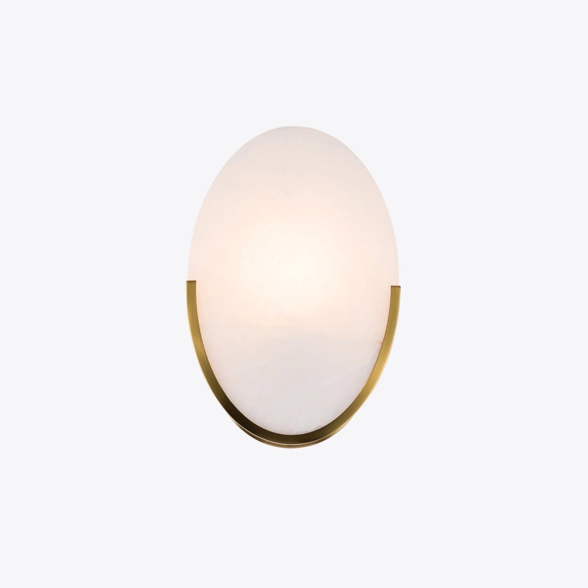 Mosman Brass Disk Wall Sconce from Pure White Lines for sale at Pamono