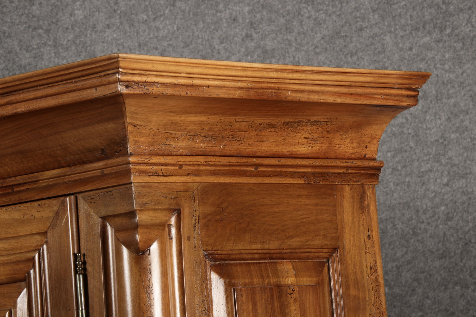 18th Century Baroque Walnut Nose Half Shaft Cabinet, 1750s for sale at ...