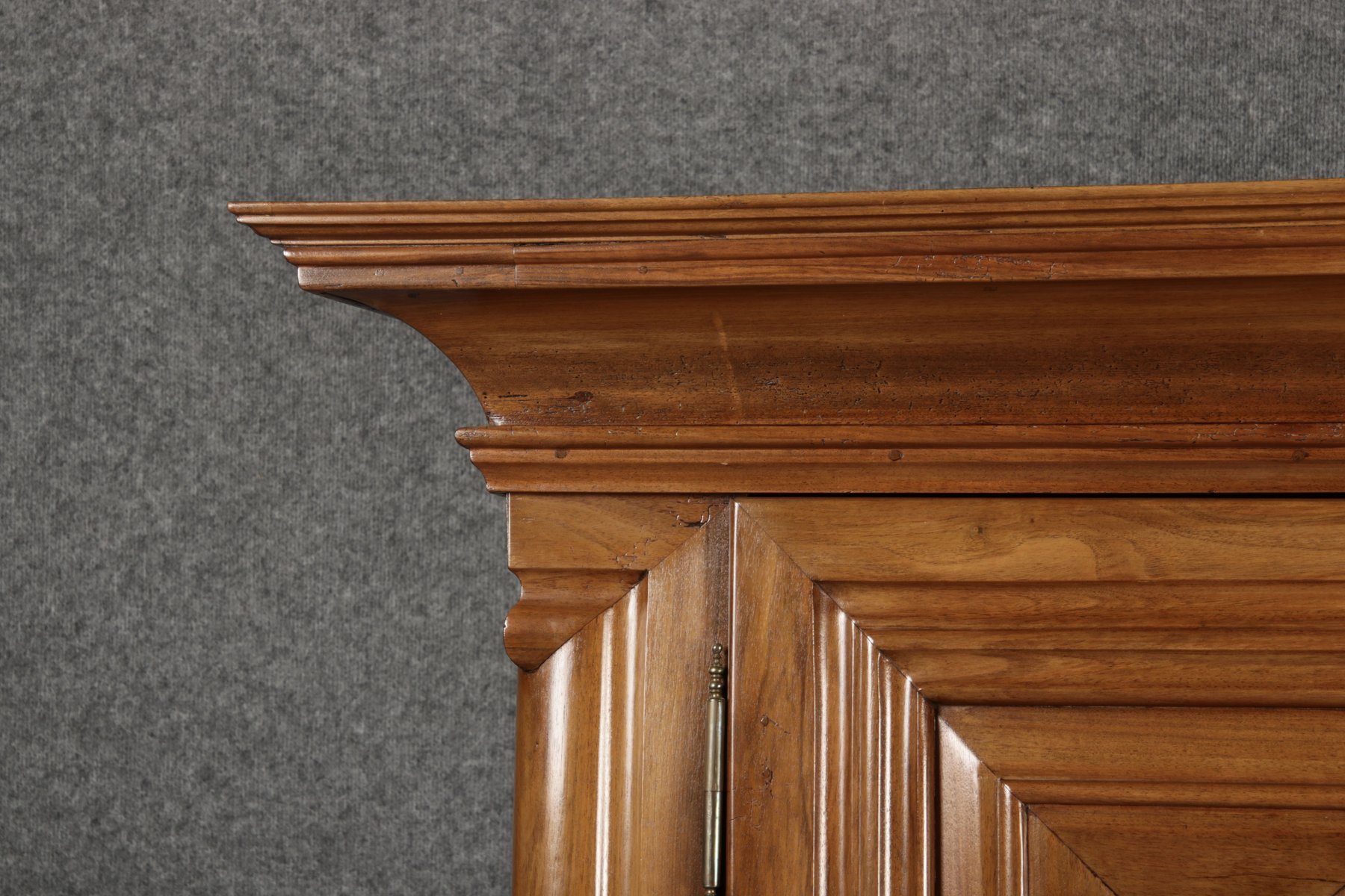 18th Century Baroque Walnut Nose Half Shaft Cabinet, 1750s for sale at ...