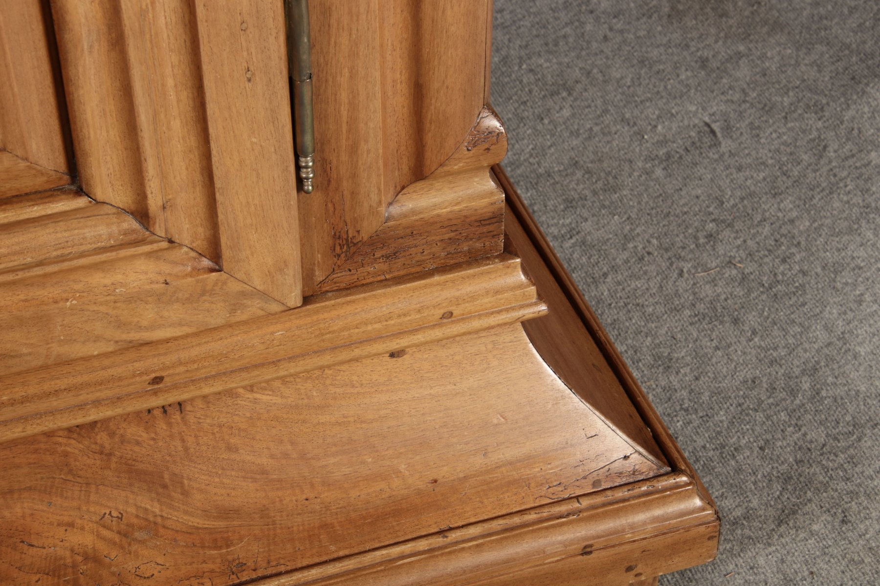 18th Century Baroque Walnut Nose Half Shaft Cabinet, 1750s for sale at ...