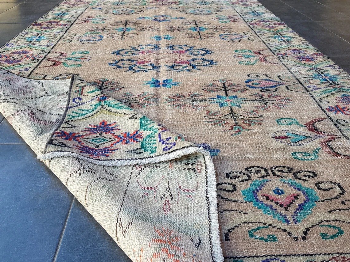 Vintage Floor Rug, 1960 for sale at Pamono