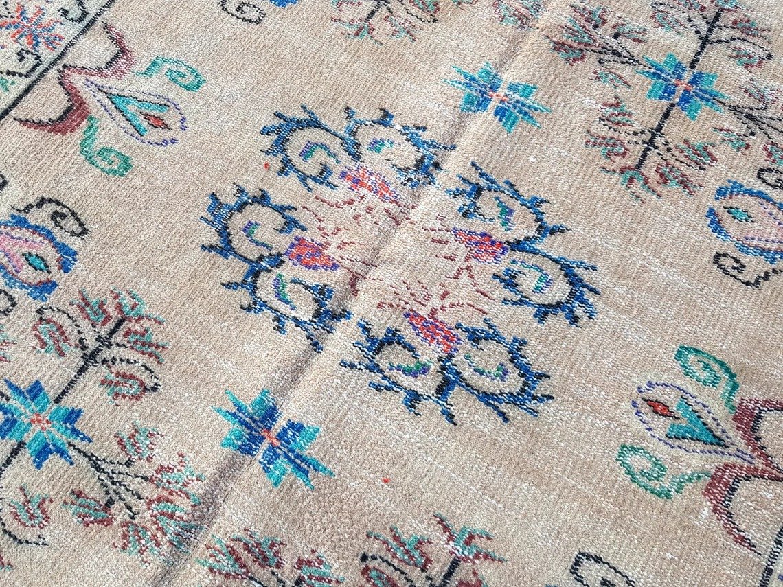 Vintage Floor Rug, 1960 for sale at Pamono