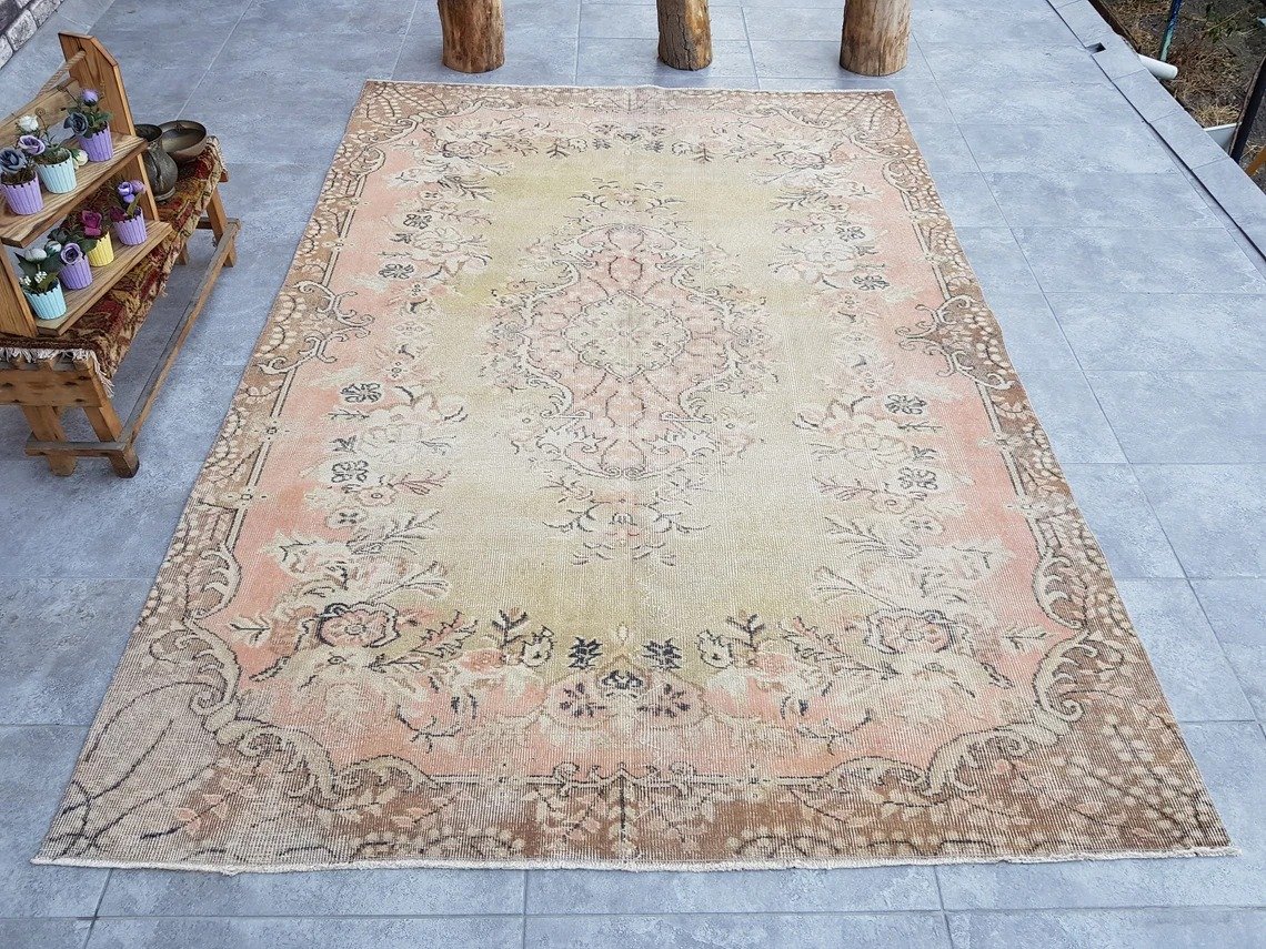 Vintage Floor Rug, 1960s for sale at Pamono