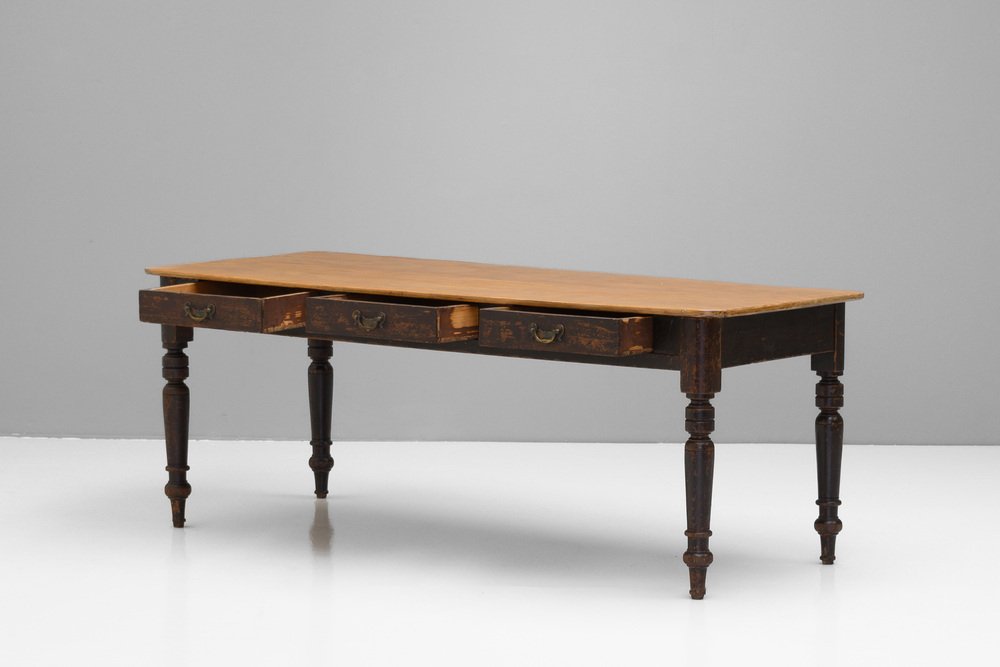 Pine Side Table, 1870s for sale at Pamono