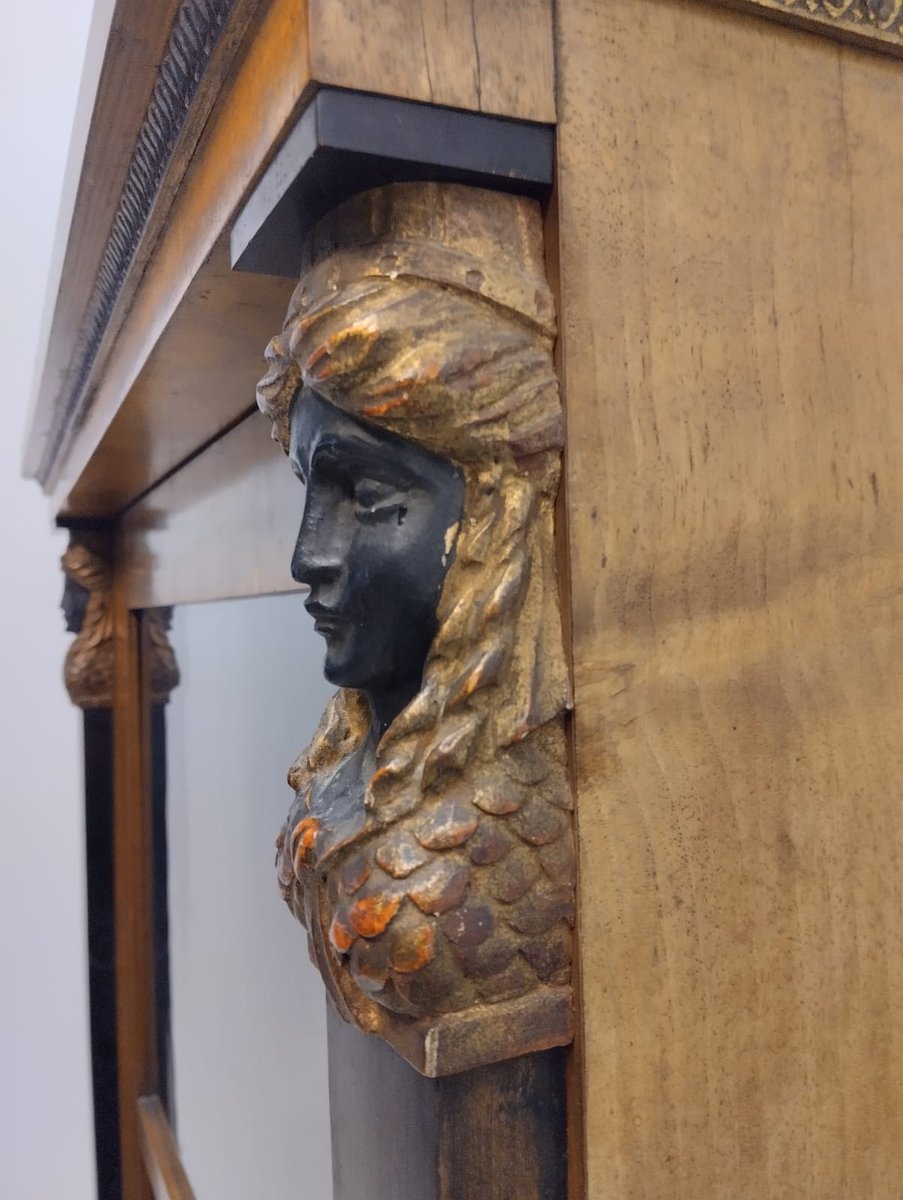 Empire Corner Showcase with Mystical Figures for sale at Pamono