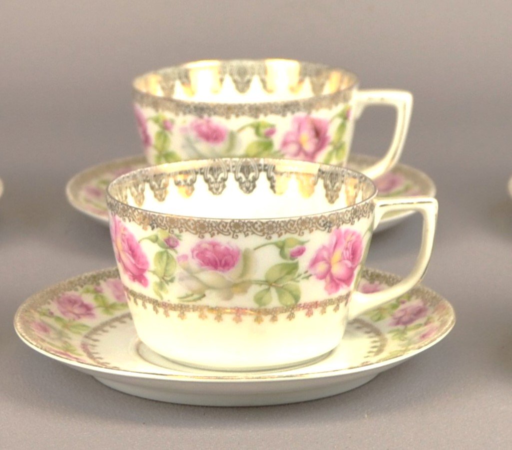 Austrian Tea Set, 1890s, Set of 6 for sale at Pamono