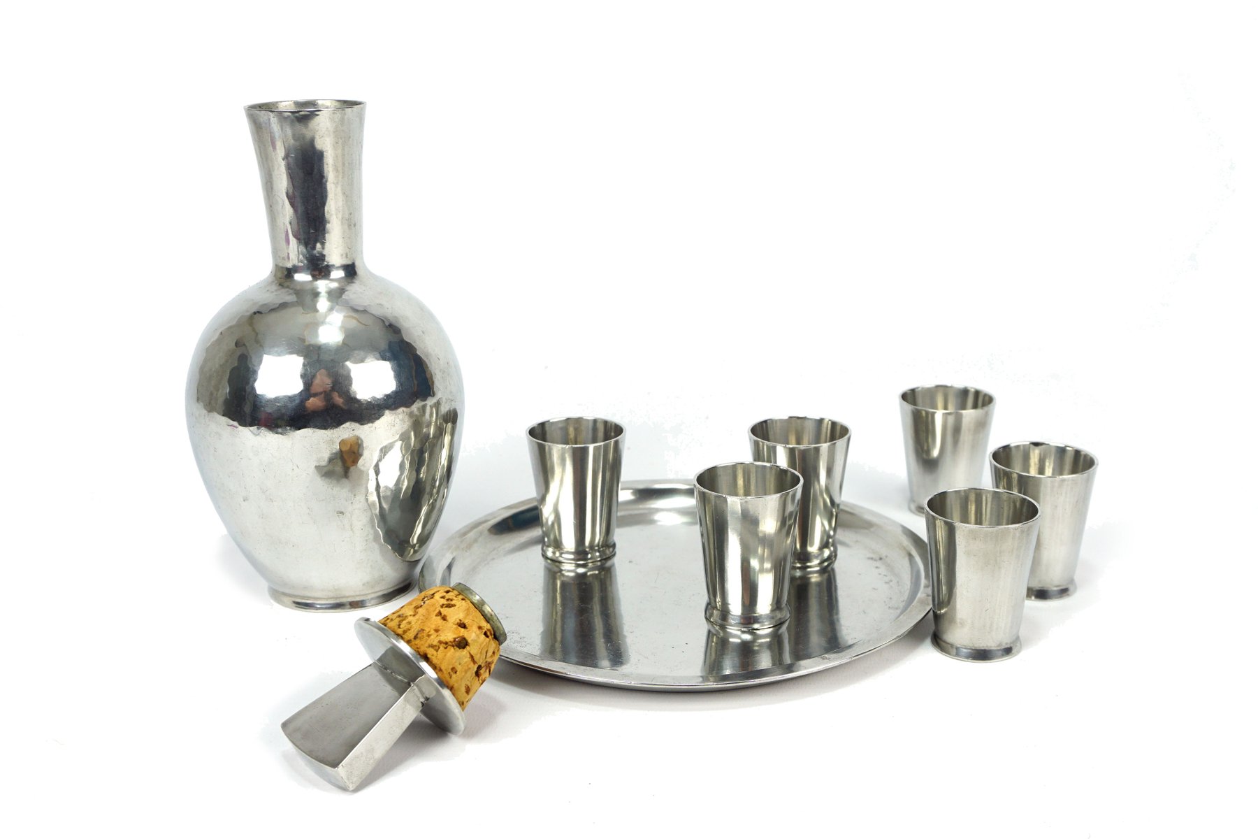 Bauhaus Liqueur Set by Karl Raichle, 1930s for sale at Pamono