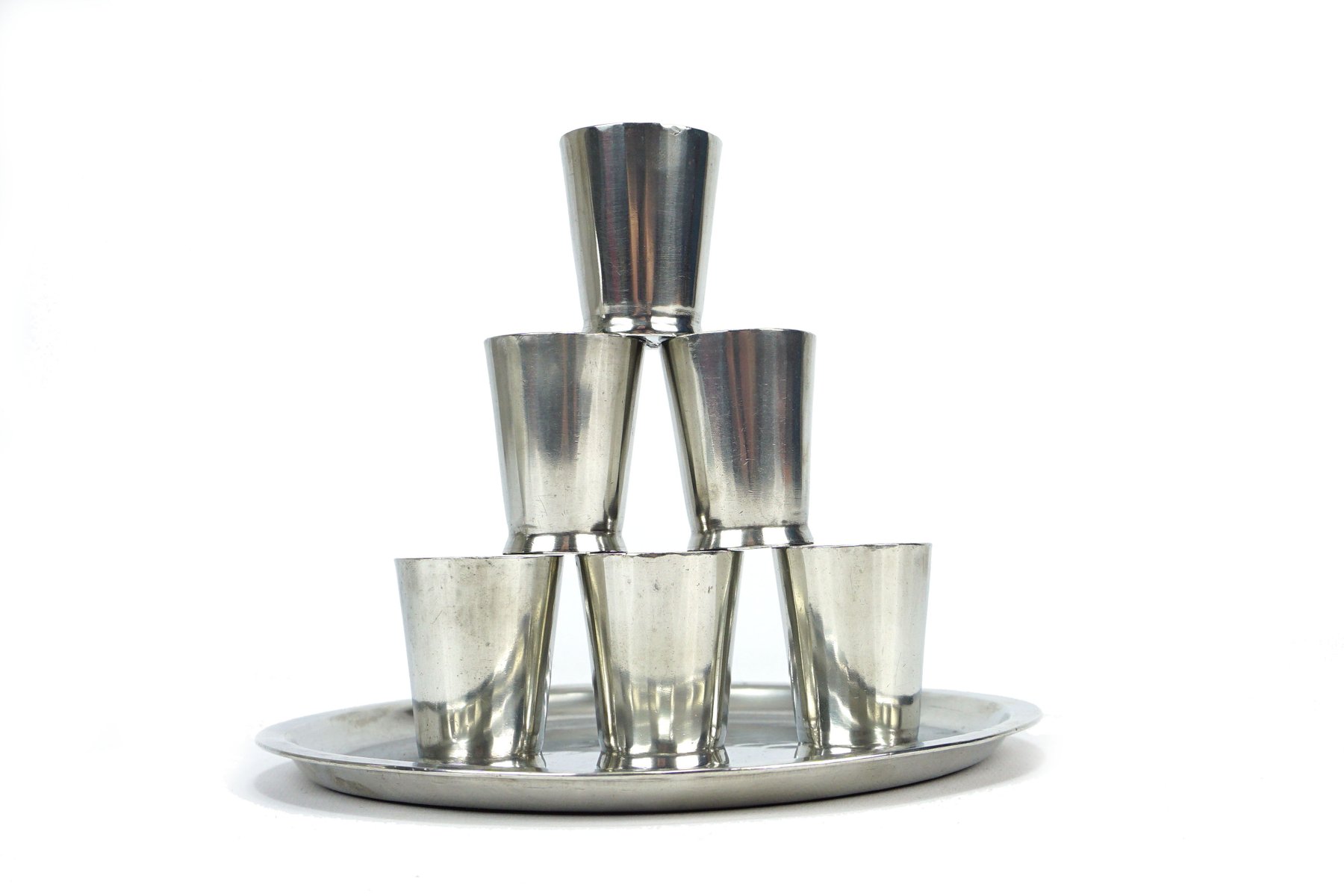 Bauhaus Liqueur Set by Karl Raichle, 1930s for sale at Pamono